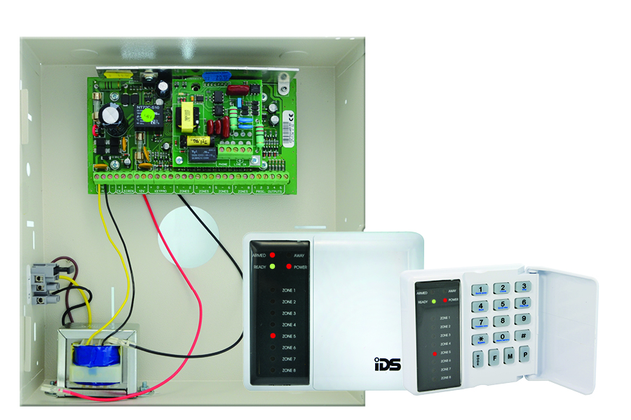 IDS-805 Κεντρικός πίνακας IDS 805 (8 ζώνες) με πληκτρολόγιο LED 8 Ζωών ...